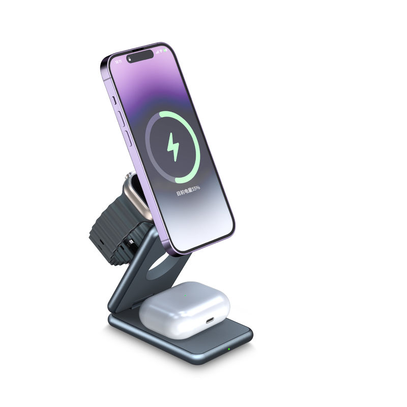 Compact Magnetic Wireless Charger With 9V/2A Output Voltage And Adapter ...