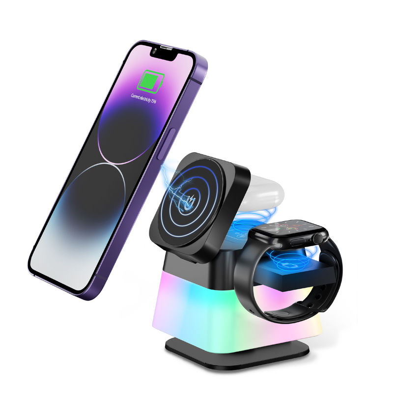 Night Light Wireless Charger For Smart Watch Charging Station With Type ...